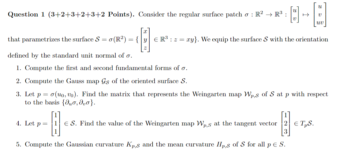 Question 1(3+2+3+2+3+2 Points ). Consider the regular | Chegg.com