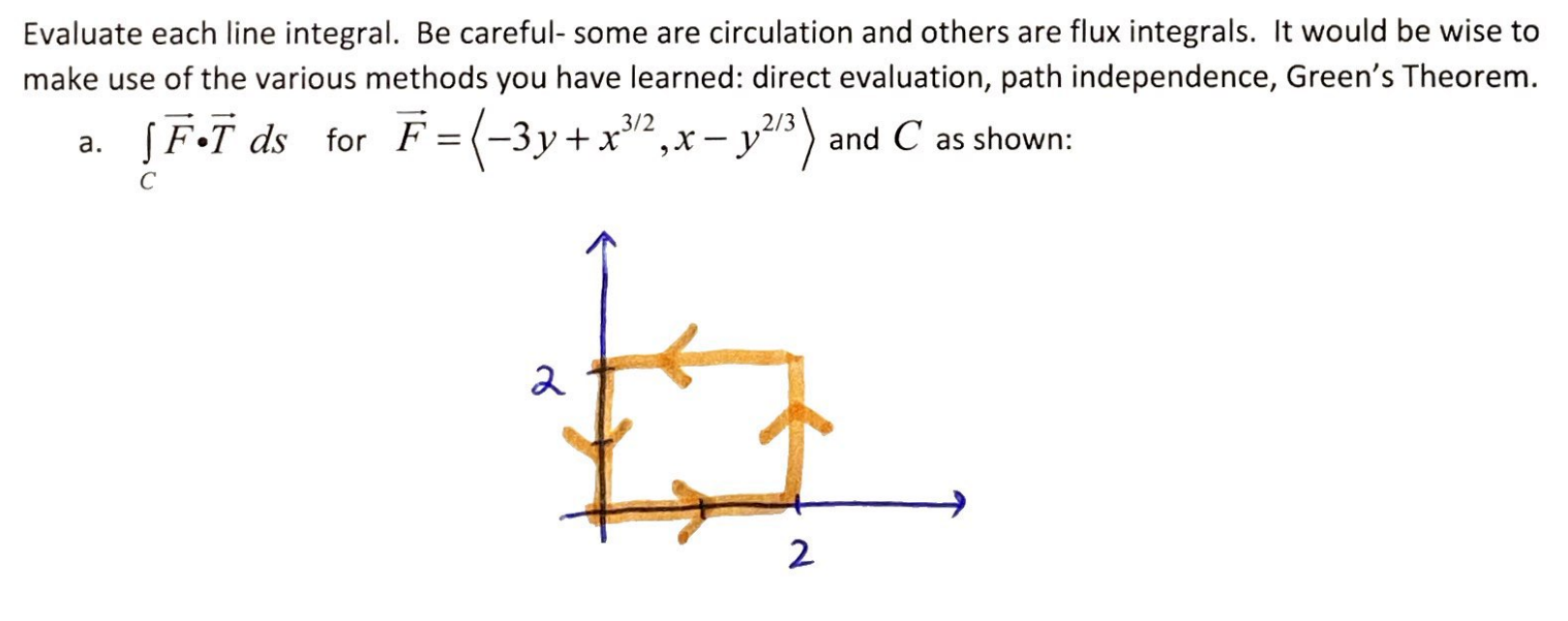 Solved Evaluate each line integral. Be careful- some are | Chegg.com