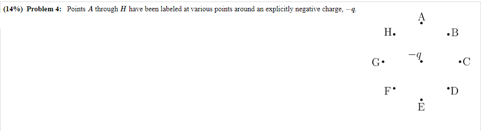 Solved (14\%) Problem 4: Points A through H have been | Chegg.com