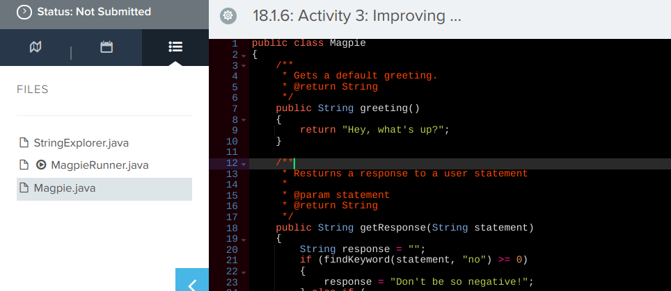 Solved Exercise 18.1.6: Activity 3: Improving Keyword | Chegg.com