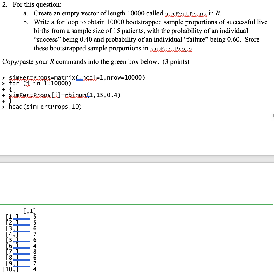 Solved Info for question (I have already answered the | Chegg.com