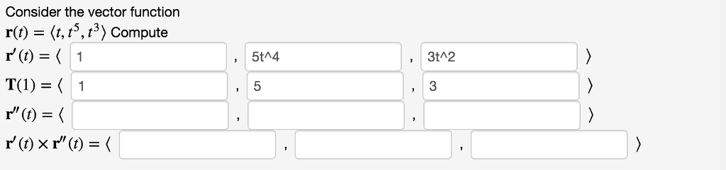 Solved Consider the vector function r(t) = ?r, t, t*) | Chegg.com
