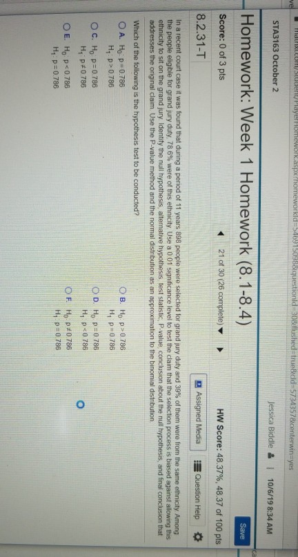 Solved matrix.com/student Player homework.aspx | Chegg.com