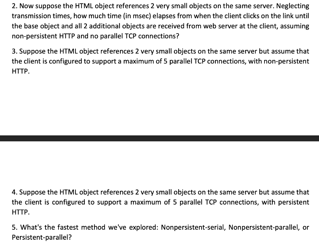 Solved Suppose within your Web browser you click on a link | Chegg.com