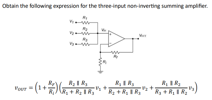 Obtain the following expression for the three-input | Chegg.com