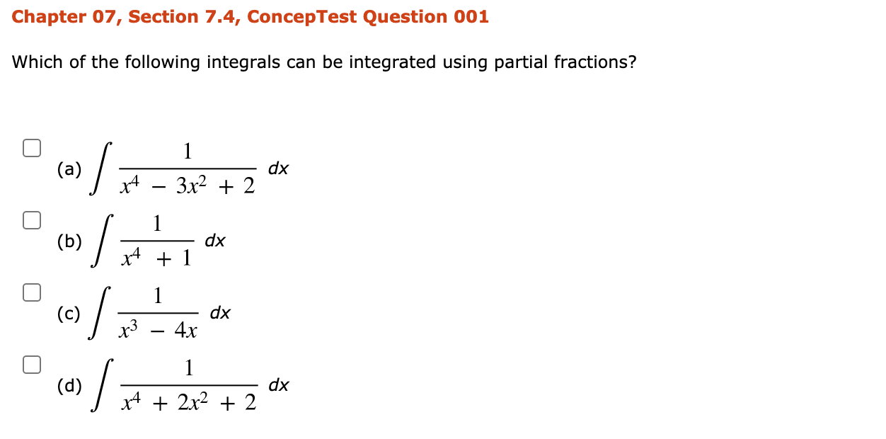Solved Calculus (Integrals) Practice Problem Please only | Chegg.com