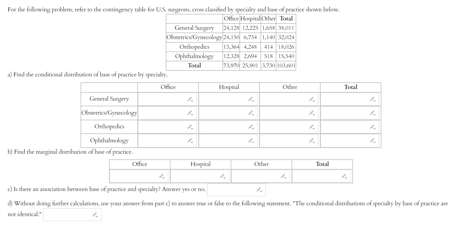 Solved a) Find the conditional distribution of base of | Chegg.com