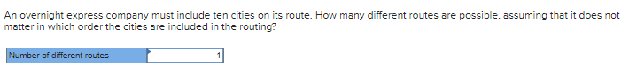 Solved An overnight express company must include ten cities | Chegg.com