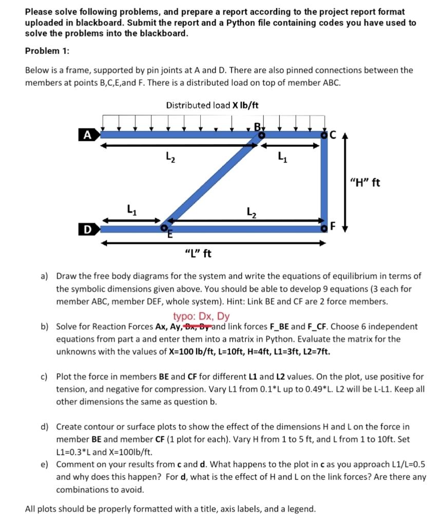 Solved Please solve following problems, and prepare a report | Chegg.com
