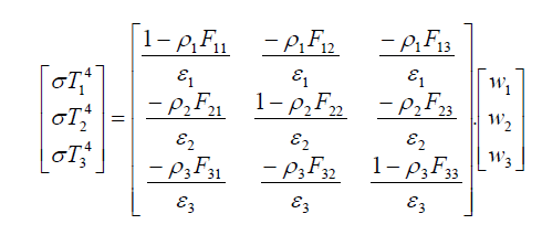 Solved THERMAL ENGINEERING | COMPUTE RADIOSITY VIA MATRIX | Chegg.com