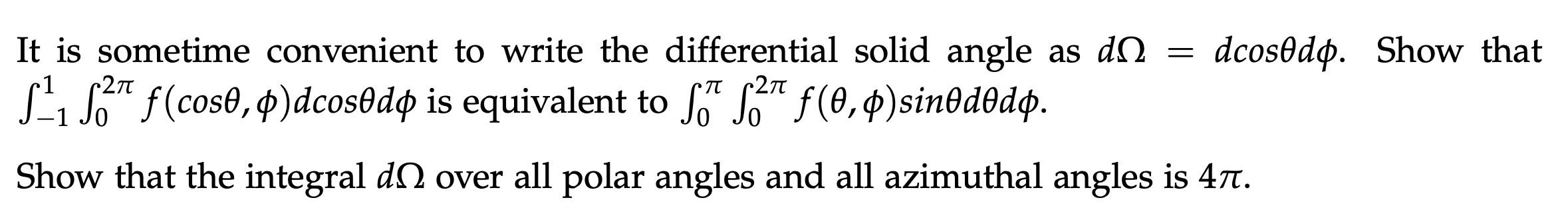 Solved It is sometime convenient to write the differential | Chegg.com