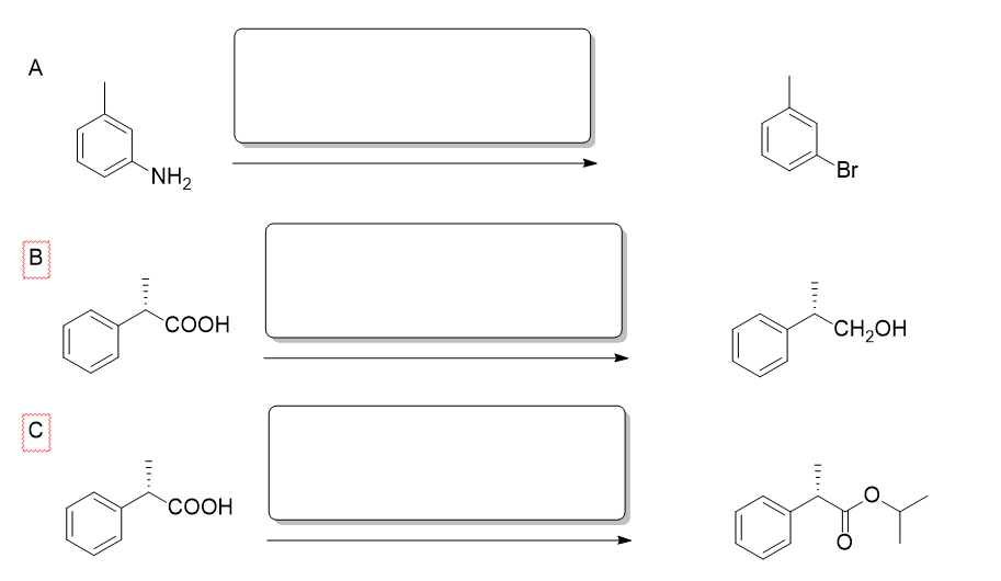 Solved A NH2 Br B COOH CH2OH C COOH | Chegg.com