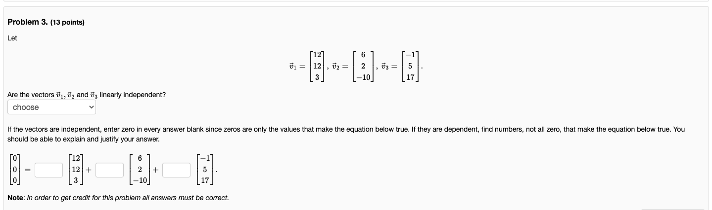 Problem 3. (13 points) Let | Chegg.com