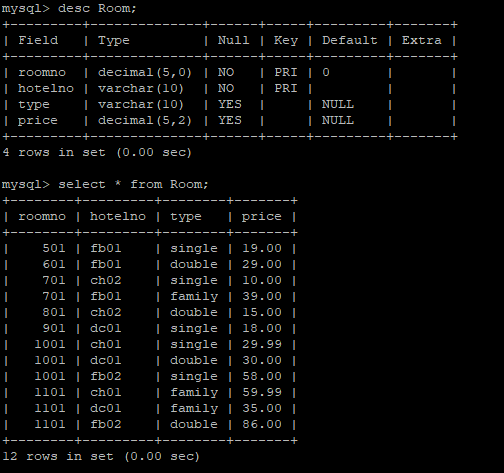 Solved When specifying which table to select please | Chegg.com
