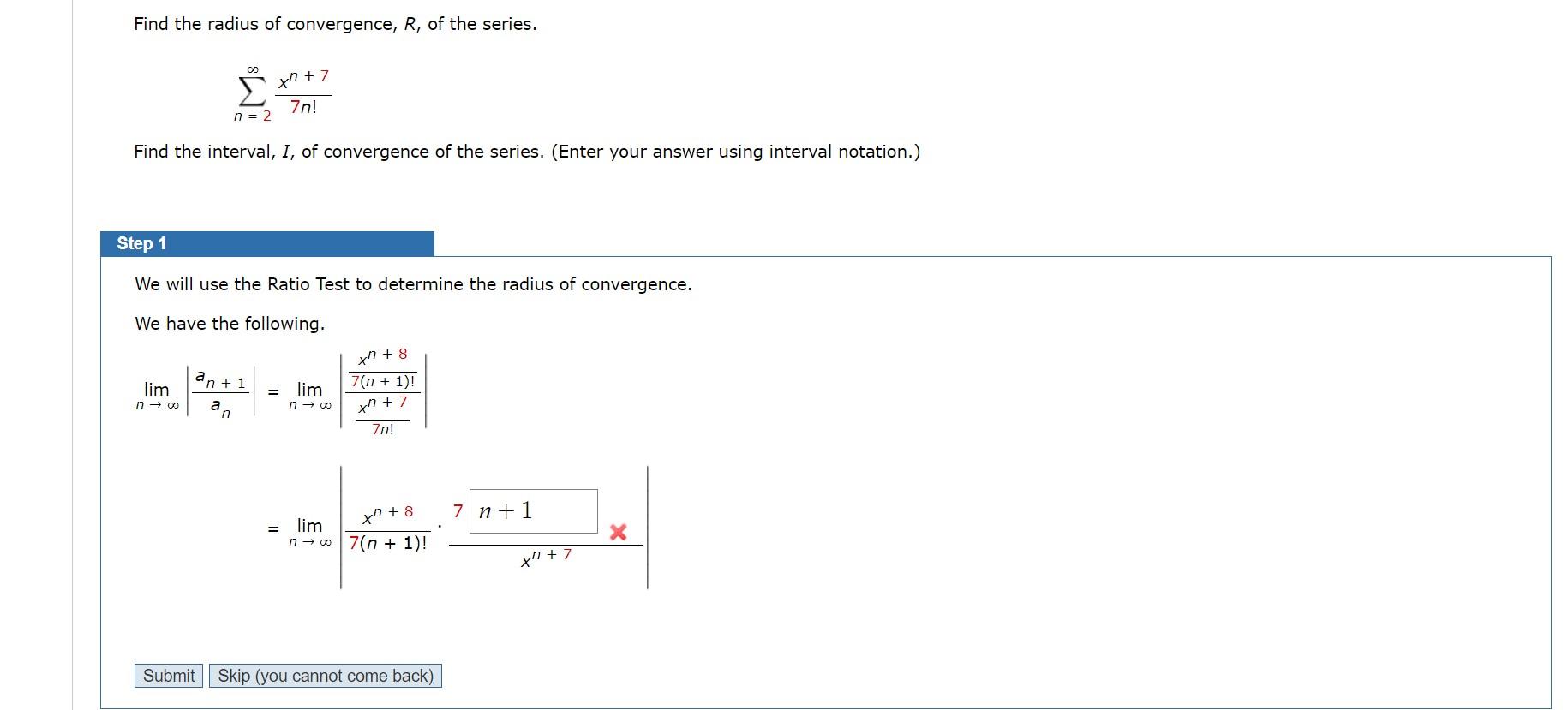 Solved Find The Radius Of Convergence R Of The Series