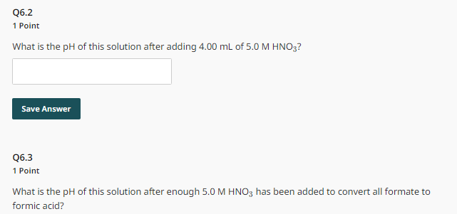 Solved Q6 3 Points In lab, your TA gives you a solution that | Chegg.com