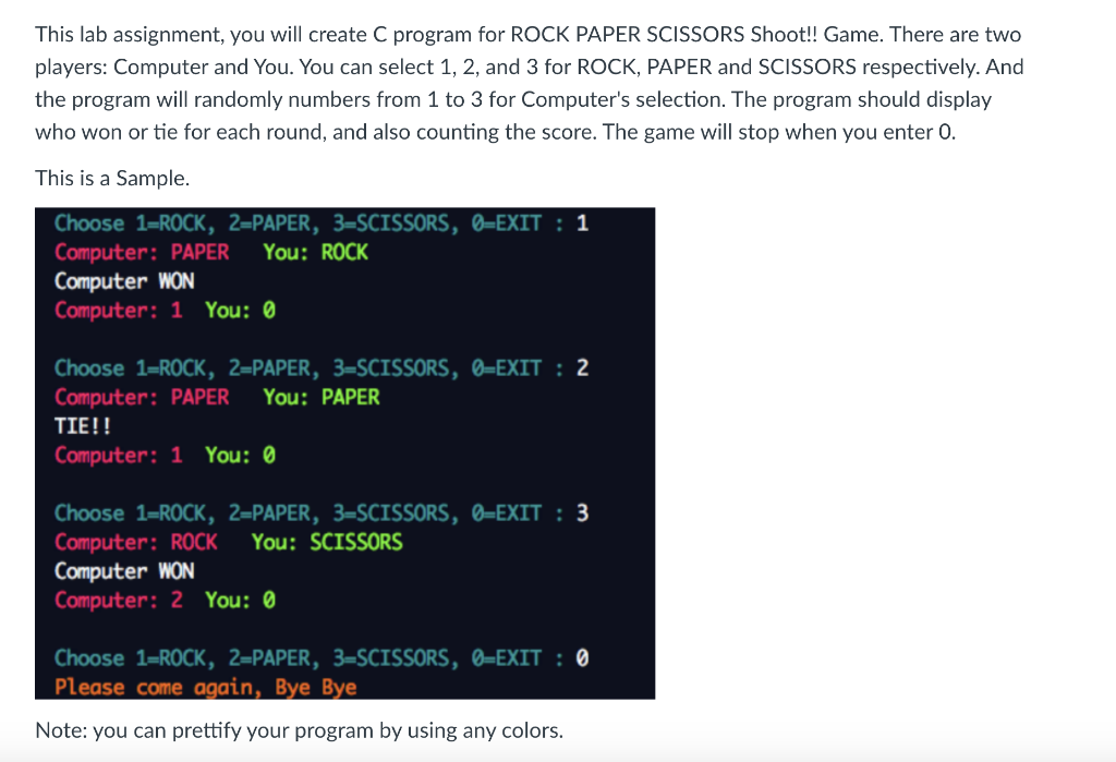 Solved #include #include char sel1[10]="Rock"; char | Chegg.com