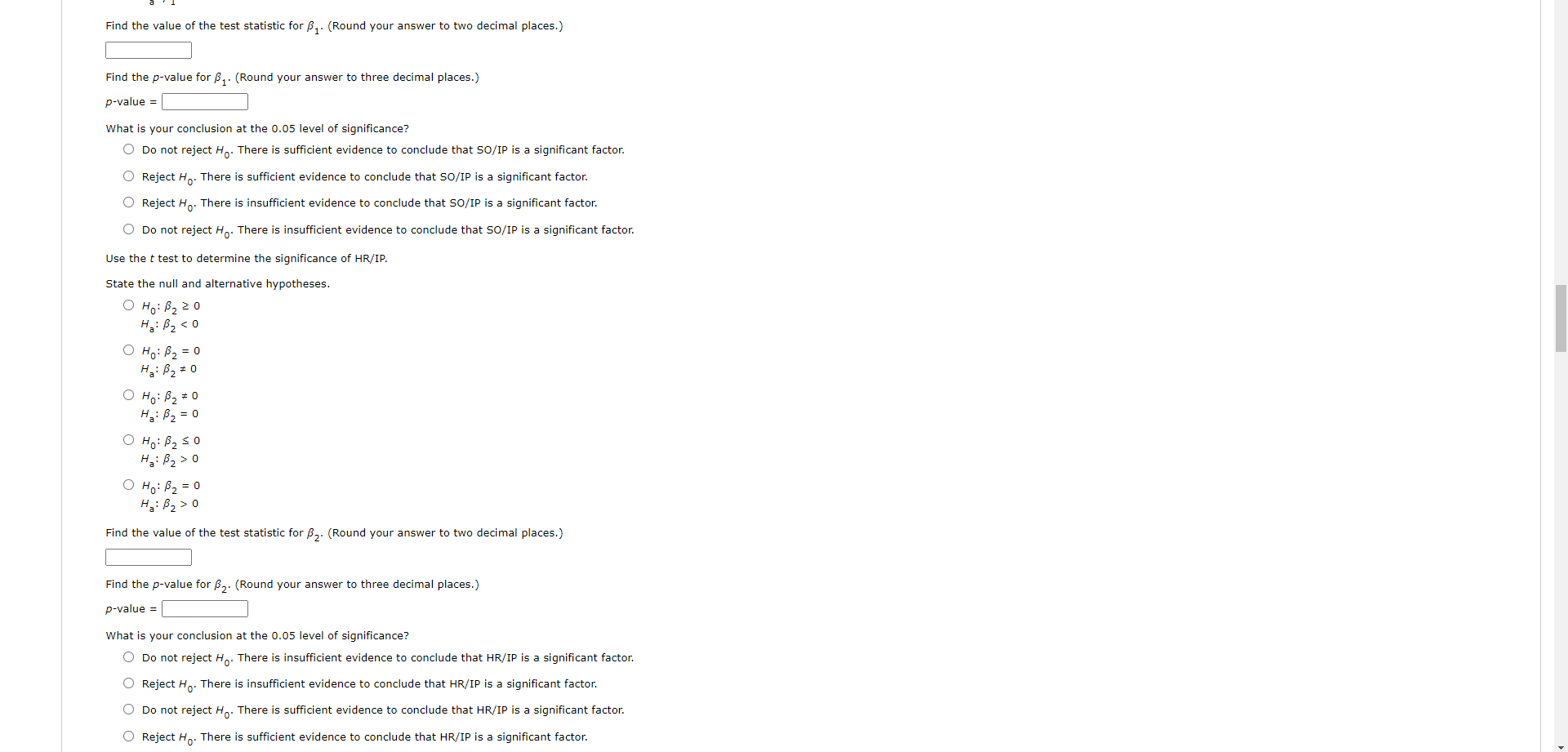 Solved A statistical program is recommended. Data showing | Chegg.com