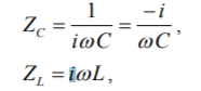 Solved How do i use the formulas Zl and Zc when only being | Chegg.com