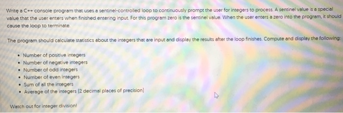 Solved Write A C Console Program That Uses A