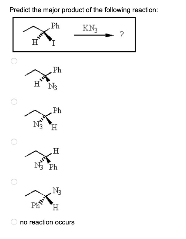 Solved Predict the major product of the following reaction: | Chegg.com