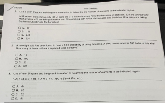 Solved Print Questions 6. Find the transpose of the | Chegg.com