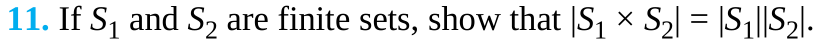 Solved If S1 and S2 are finite sets, show that |S1 x S2| = | Chegg.com