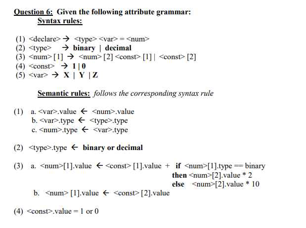 Solved a) Based on the aforementioned rules, state each | Chegg.com