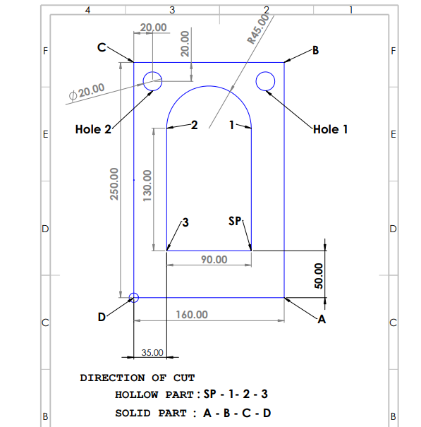 Solved The part shown in the attached drawing needs to | Chegg.com