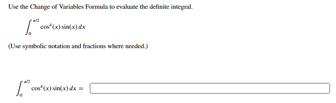 Solved Use the Change of Variables Formula to evaluate the | Chegg.com