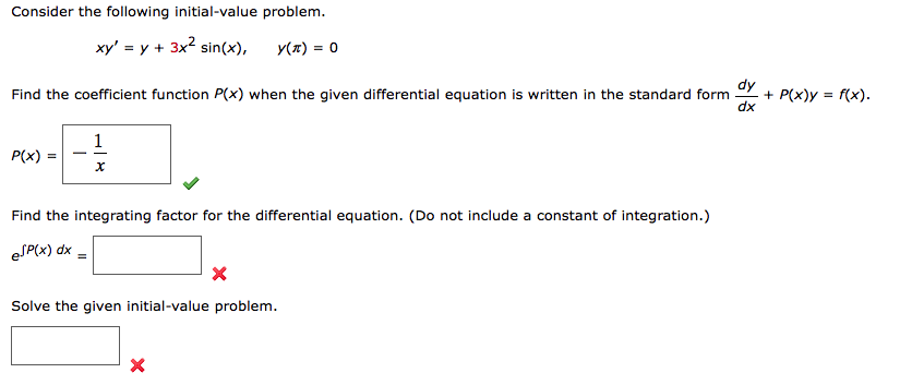 Solved Consider the following initial-value problem. xy′ = | Chegg.com