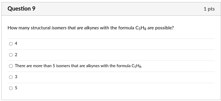 Solved How Many Structural Isomers That Are Alkynes With The