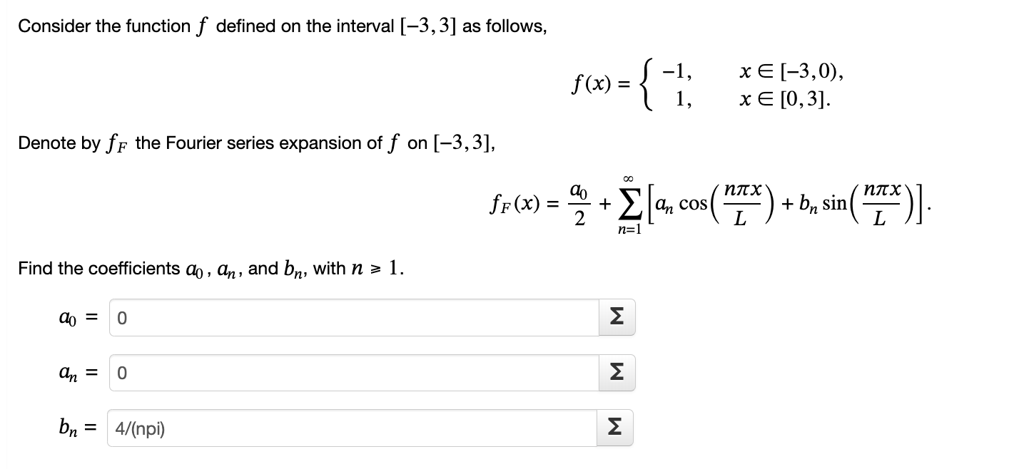 Solved Consider the function f ﻿defined on the interval -3,3 | Chegg.com