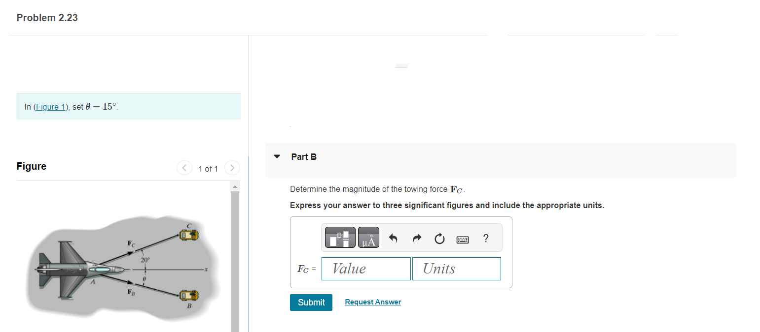 [Solved]: Problem ( 2.23 ) Part A In (Figure 1), set