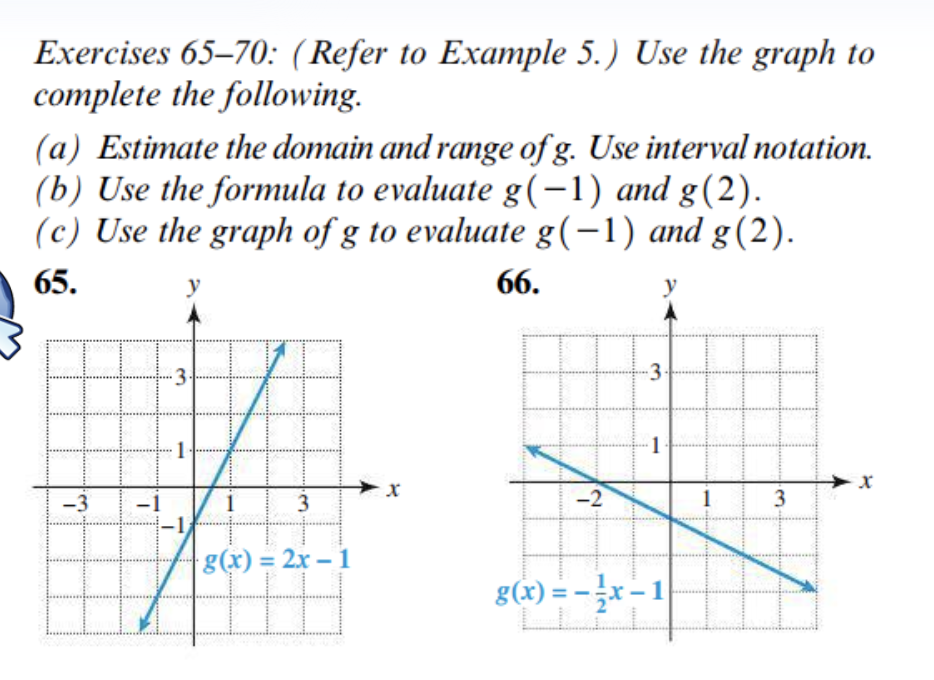 Solved Exercises 65-70: (Refer to Example 5.) Use the graph | Chegg.com