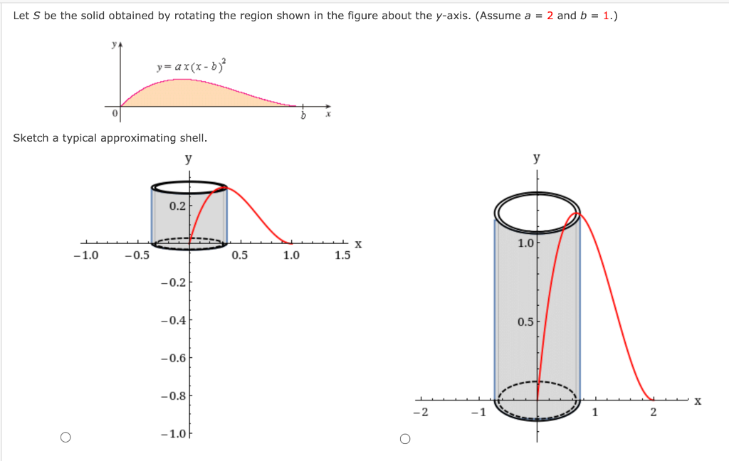 Solved Let S be the solid obtained by rotating the region | Chegg.com