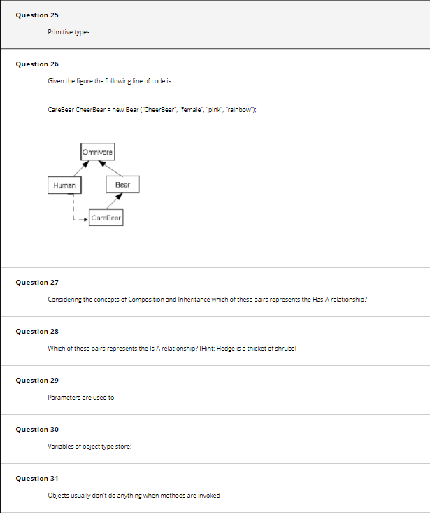 Solved Question 1 Fields Store Values That Question 2 