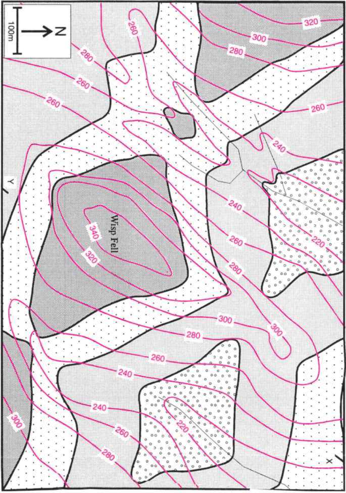 Solved What is the true dip amount (dip direction varies | Chegg.com