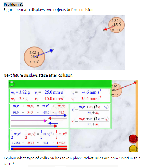 Solved Problem 8: Figure beneath displays two objects before | Chegg.com