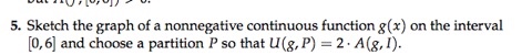 Solved 5. Sketch the graph of a nonnegative continuous | Chegg.com