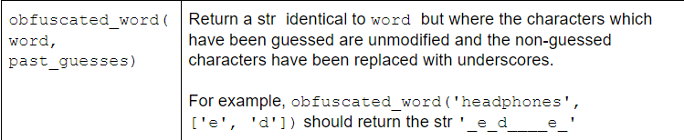 Solved obfuscated word Return a str identical to word but | Chegg.com