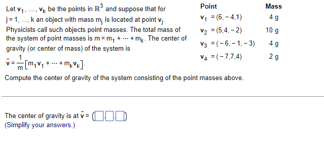 Solved Let v1,dots,vk ﻿be the points in R3 ﻿and suppose that | Chegg.com