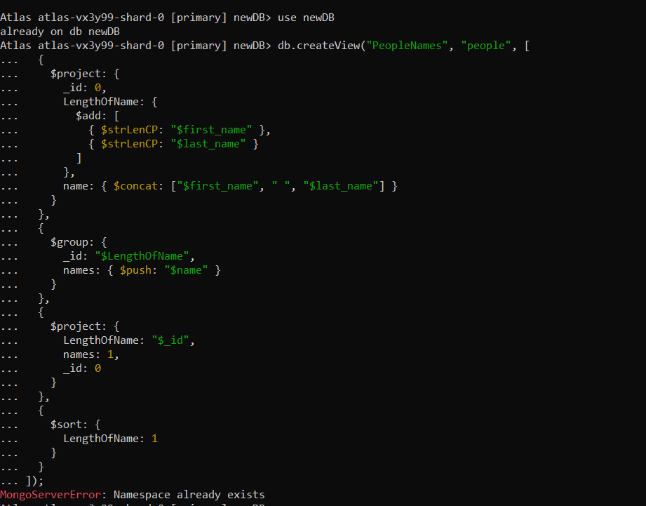 Solved For the above question I have executed the code which | Chegg.com