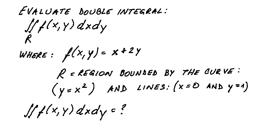 Solved EVALUATE DOUBLE INTEGRAL: : //41x,y) dxdy R WHERE : | Chegg.com Solved EVALUATE DOUBLE INTEGRAL: : //41x,y) dxdy R WHERE : | Chegg.com