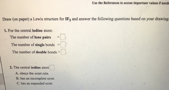 If5 Lewis Structure How To Draw The Lewis Structure For