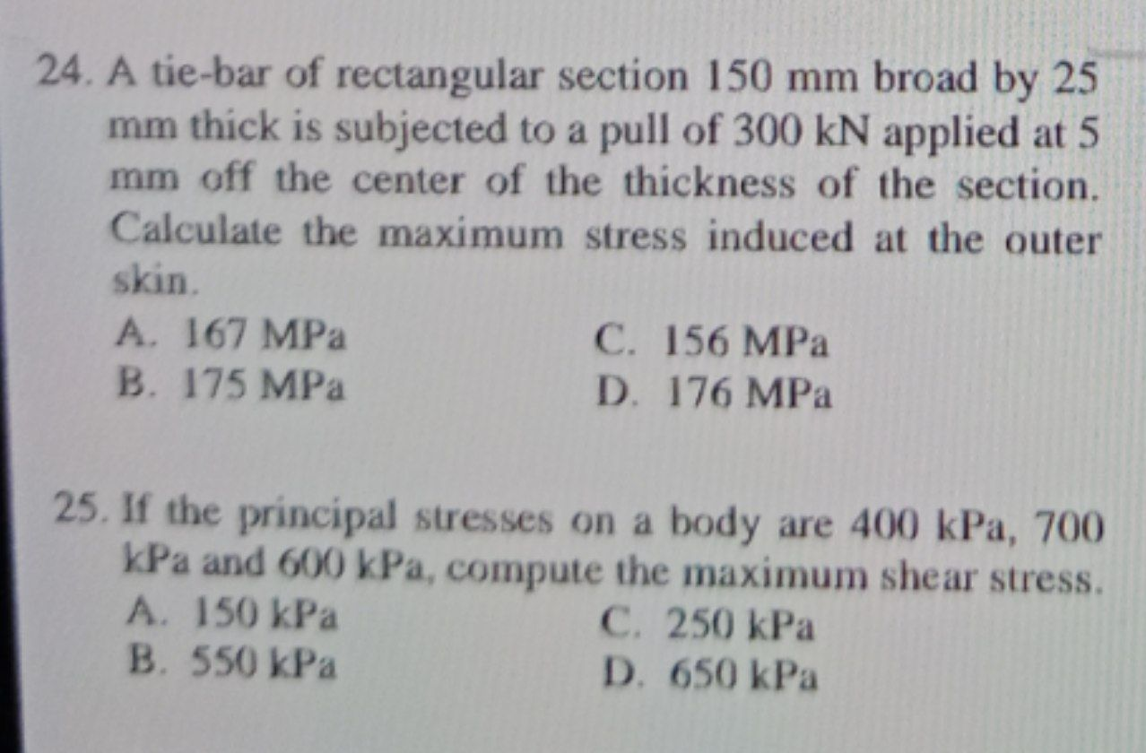 Solved STRENGHT OF MATERIALS Show complete solutions, | Chegg.com Solved STRENGHT OF MATERIALS Show complete solutions, | Chegg.com