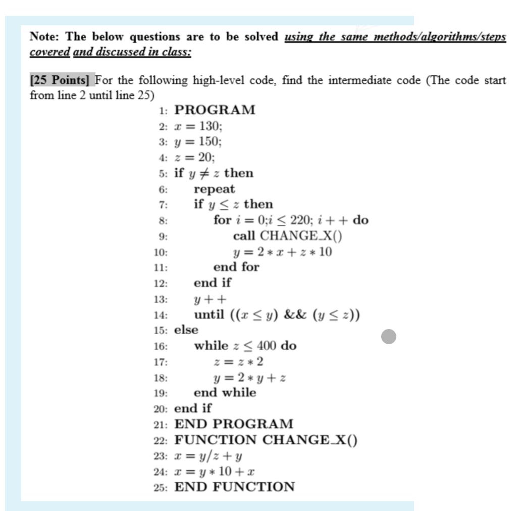 Solved Note: The below questions are to be solved using the | Chegg.com