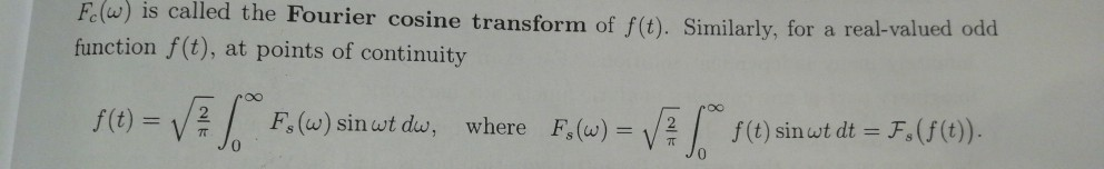 Solved Tutorial questions - Sine and Cosine transforms 9. U | Chegg.com