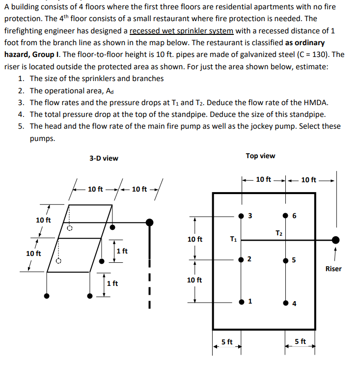 A building consists of 4 floors where the first three | Chegg.com