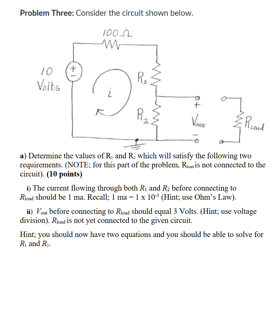 Solved Question B is part of the question with circuit for | Chegg.com